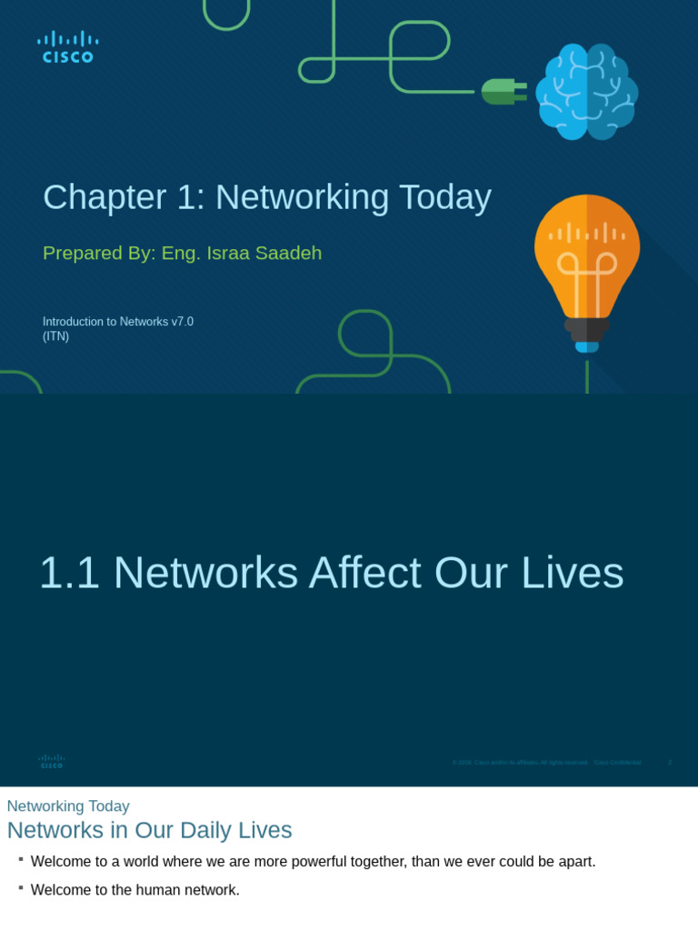 Is Ccna7 ITN Chapter1 | PDF | Computer Network | Internet Access