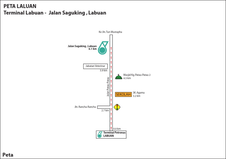 (Peta Laluan) RYS0028 - JALAN SAGUKING, LABUAN | PDF
