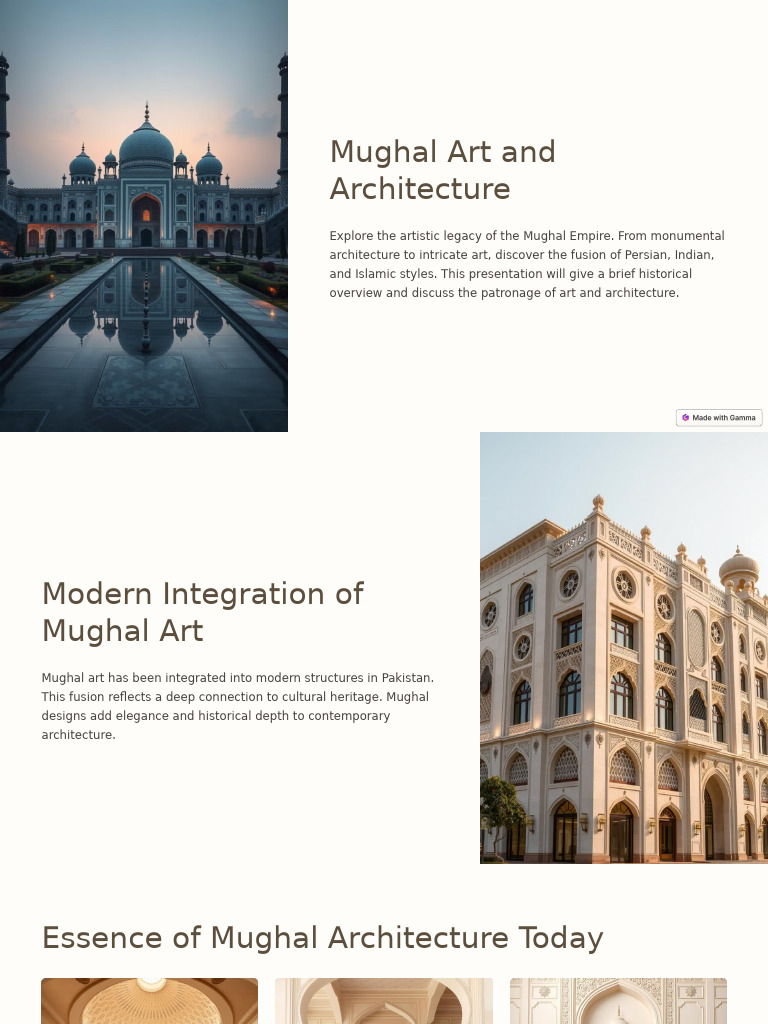 Mughal Art and Architecture | PDF | Mughal Empire