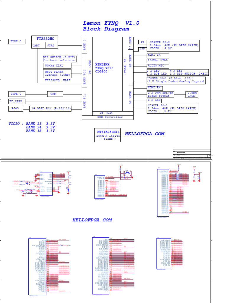 Lemon ZYNQ Schematic V1!0!20240922 | PDF | Computer Architecture | Computer Science