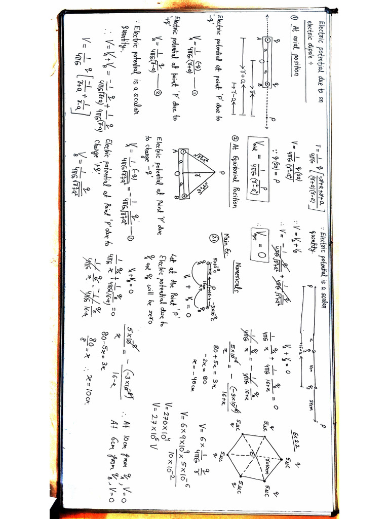 Class 12TH Physics - Electric Potential and Capacitance 14.05.2025 | PDF