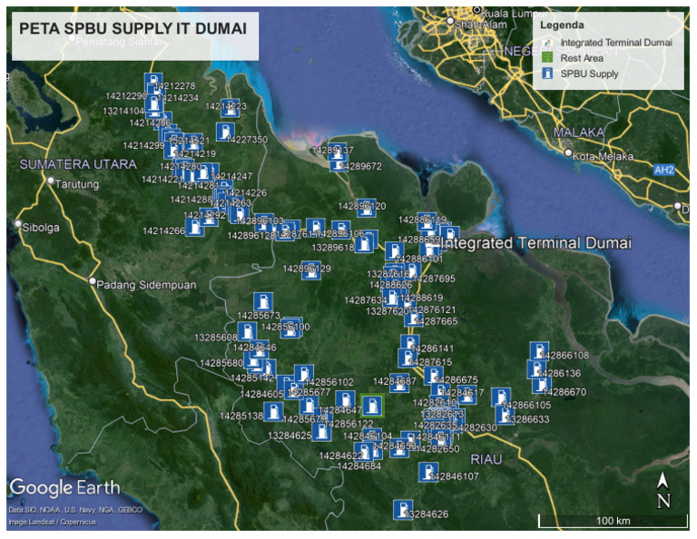 Peta Spbu Suplly It Dumai | PDF