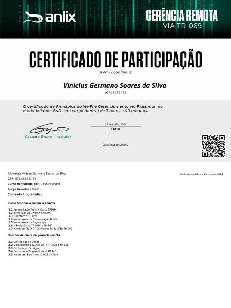 Gerência Remota Via TR-069 | PDF