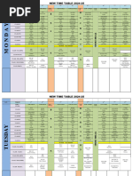 Final Time Table - 2025-26 | PDF | Inquiry | Science