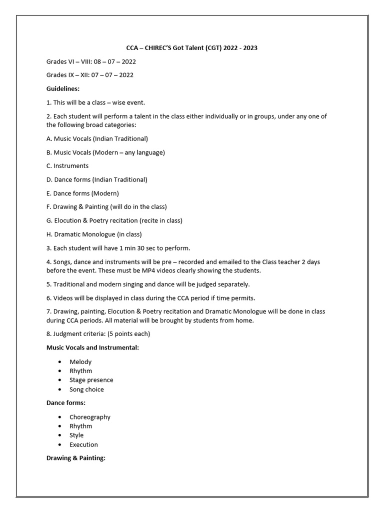 CGT Guidelines | PDF
