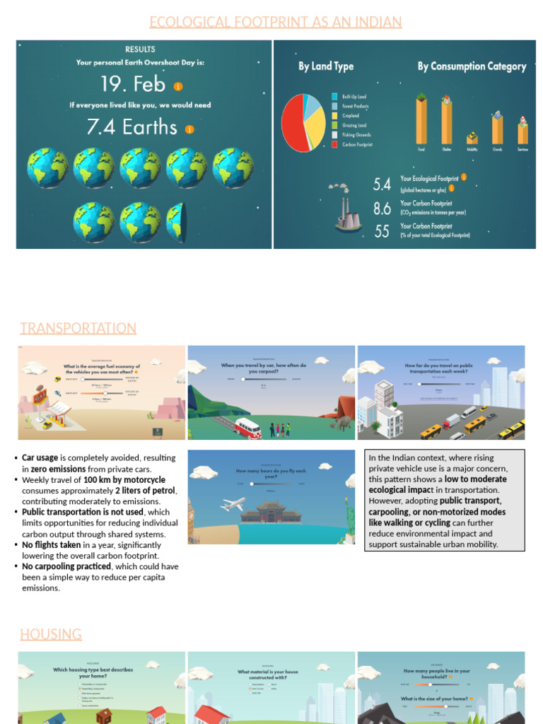 Indian Household Ecological Footprint Analysis | PDF | Carbon Footprint ...