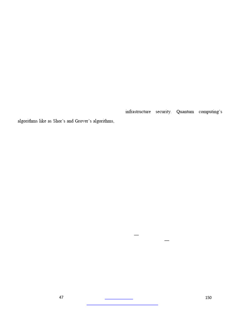 A Survey On Improving Cyber Security Encryption Methods Using Quantum Computing Pdf Quantum