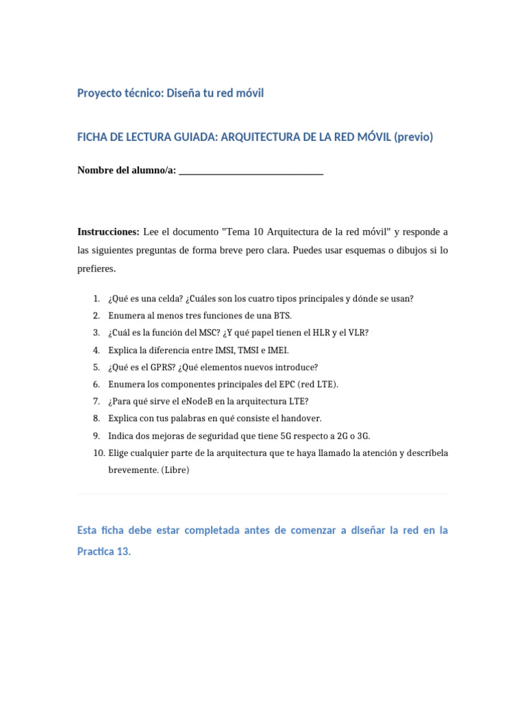 P13 - Ficha de Lectura Guiada | PDF
