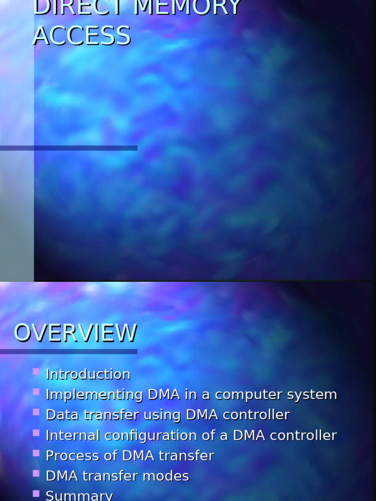 Understanding Direct Memory Access (DMA) | PDF | Computer Data Storage ...