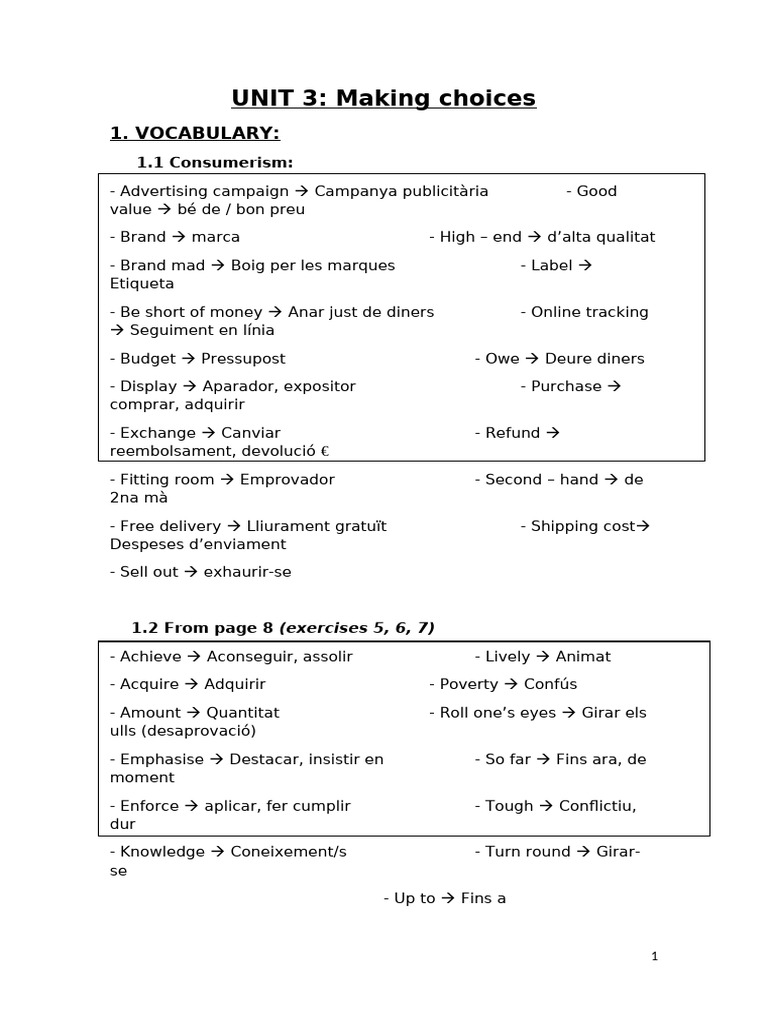 Anglès - Apunts 2n Trimestre | PDF | Linguistics | Grammar