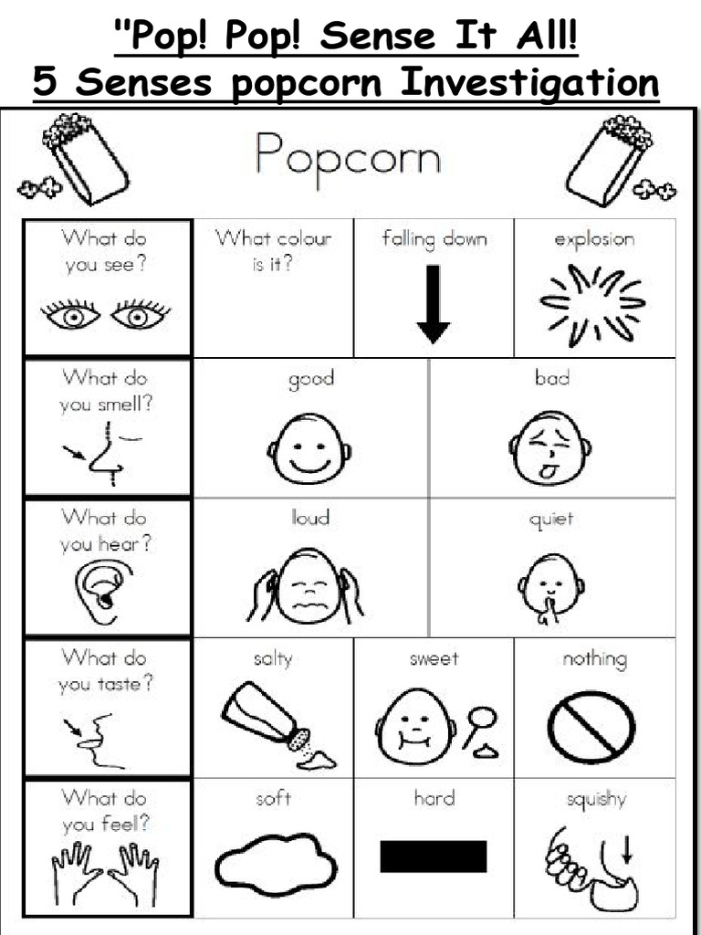 EVS - Popcorn Sense Investigation - Teams Assignment | PDF
