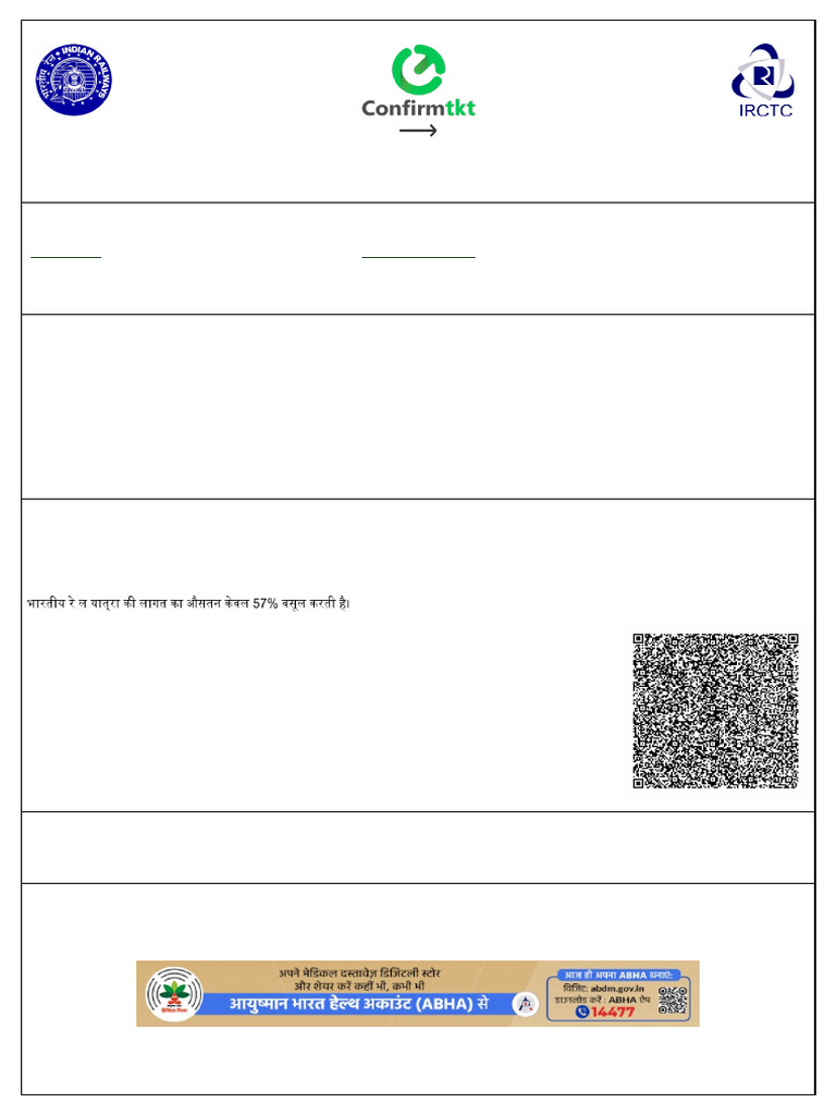 Train Ticket TK633146016J66 | PDF | Identity Document
