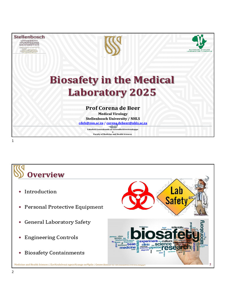 3.biosafety in The Medical Laboratory 2025 | PDF | Personal Protective ...