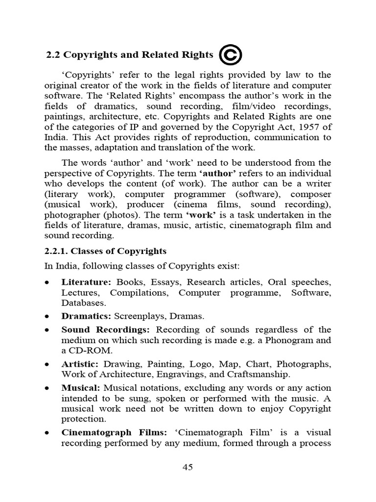 Copyright Protection (Ip) 2 | PDF | Copyright | Author