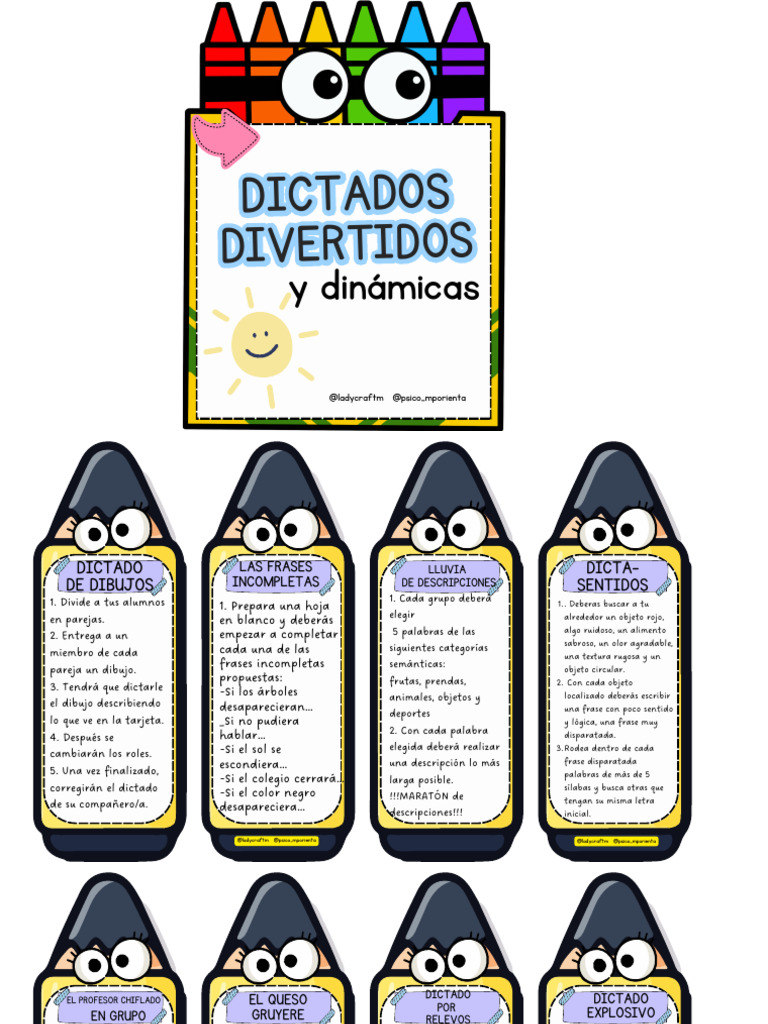 Dictados Divertidos para Niños | PDF