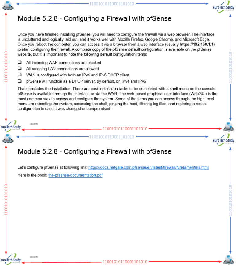 Configuring pfSense Firewall Guide | PDF | Firewall (Computing) | I Pv6