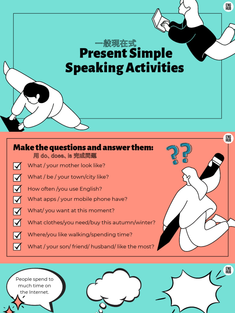 A1-A2 Present Simple and Speaking Practice | PDF