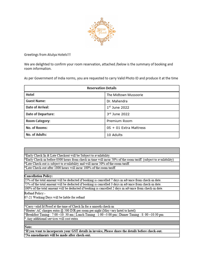 Stay Confirmation Dr. Mahendra | PDF