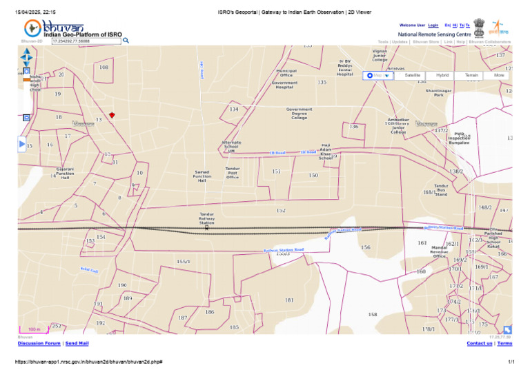 ISRO Bhuvan 2D Map Access Guide | PDF