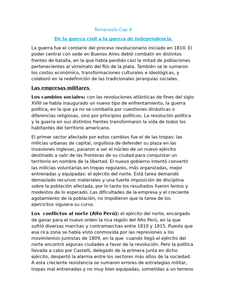 Ternavasio Cap 4 | PDF