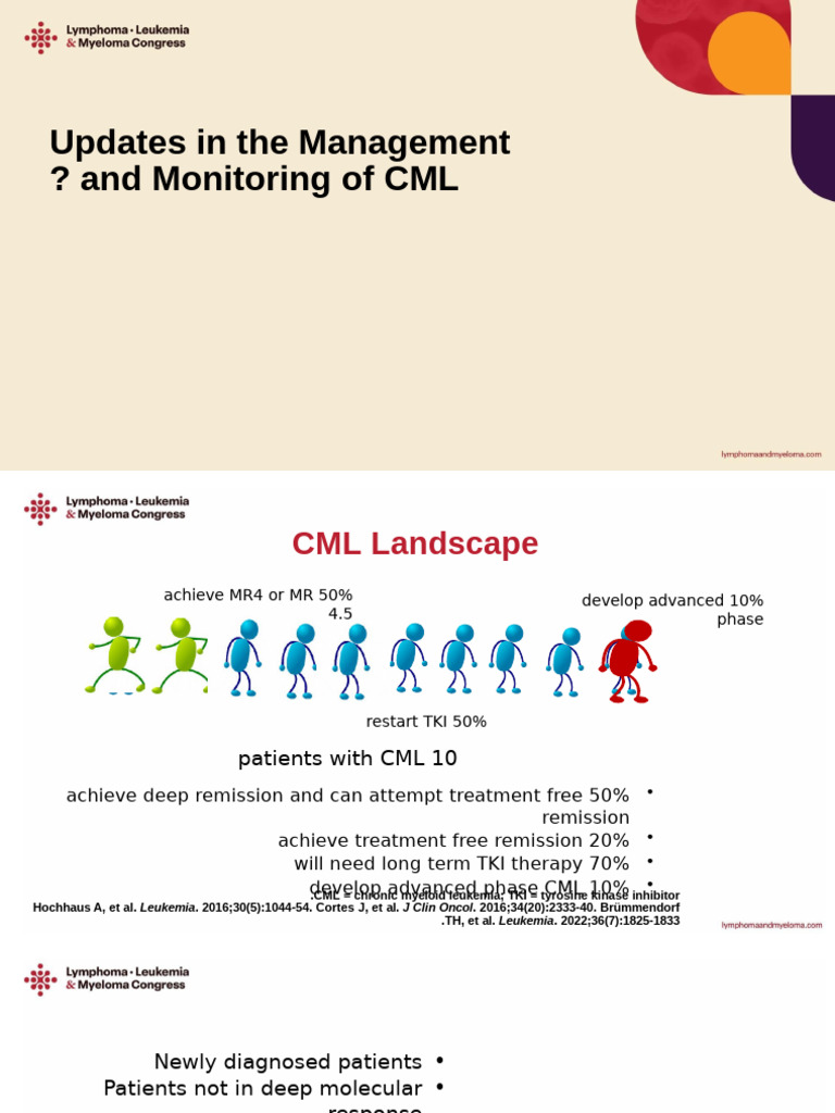 Update in Managing CML Presentation | PDF | Medical Specialties | Medicine