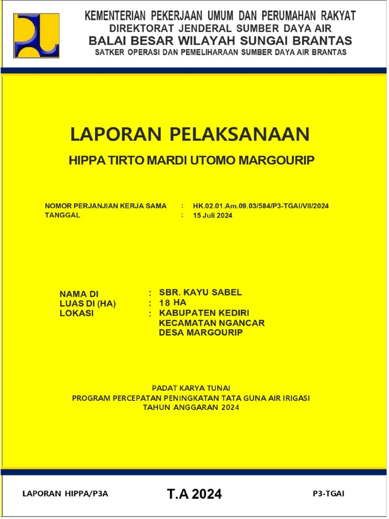 Cover Laporan Akhir Softfile Margourip | PDF
