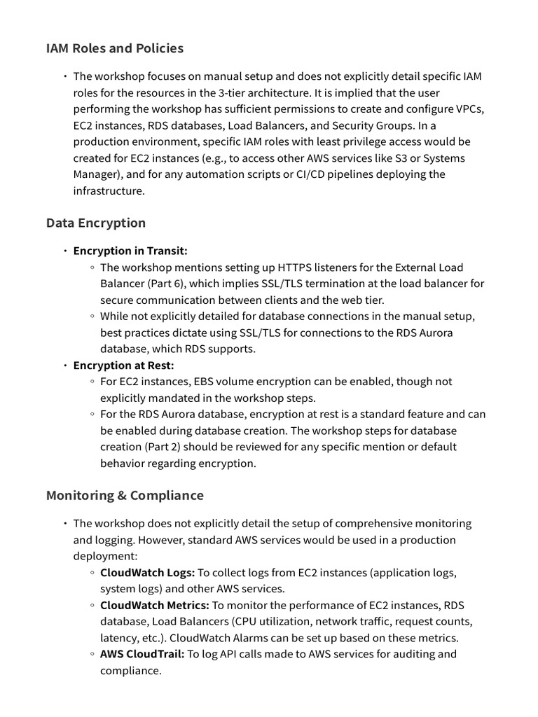 IAM Roles and Policies | PDF