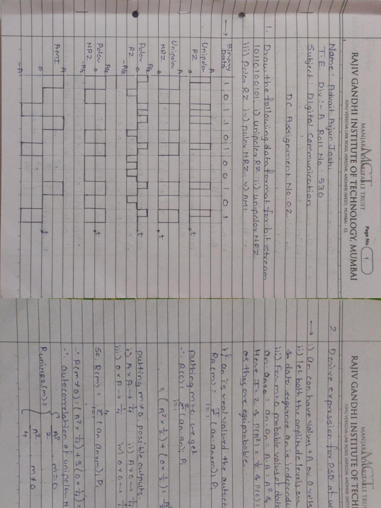 Dcom Assignment 2 | PDF