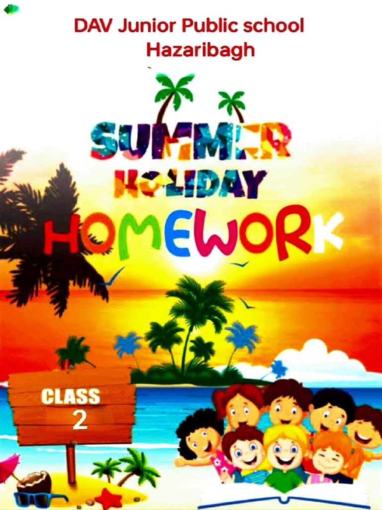 Class 2 Holiday Homework (25-26) | PDF | Hygiene