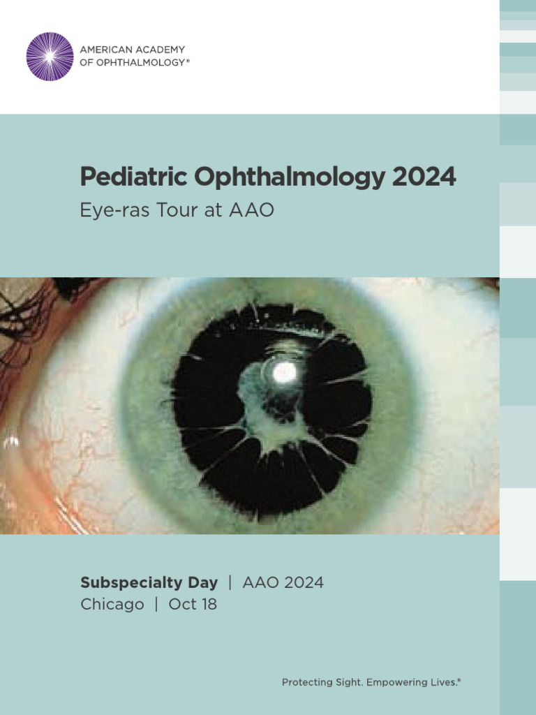 AAO 2024 Pediatric Ophthalmology Subspecialty Day | PDF | Ophthalmology ...