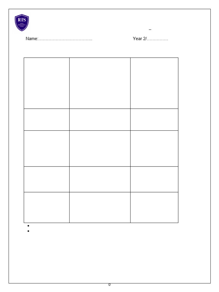 Year 2 Homework Pack: Term 3 | PDF | Reading (Process) | Writing