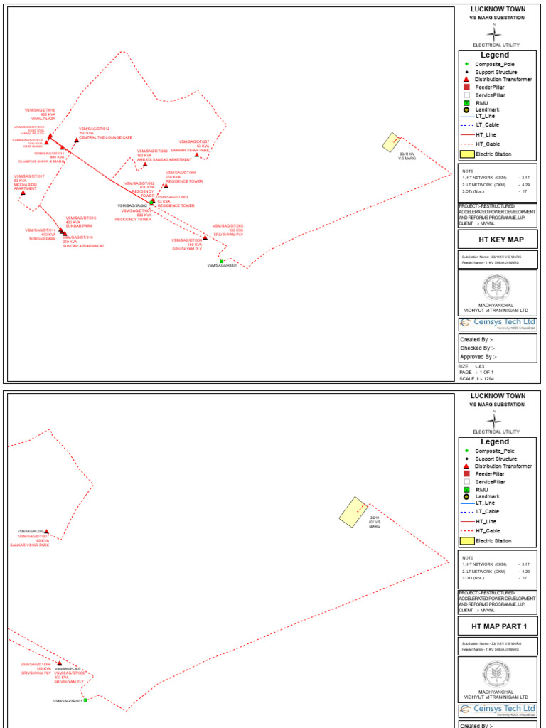 SHIVA JI MARG_HT_MAP | PDF | Electrical Equipment | Electrical Components