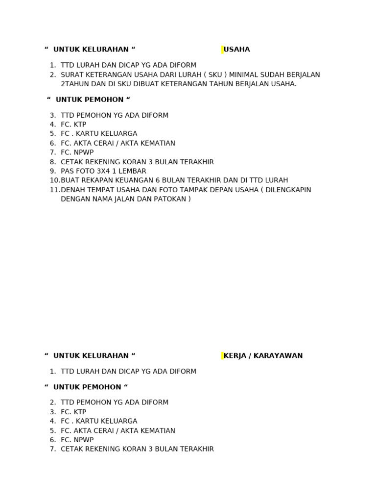 Syarat Syarat (Bagi Yg Cerai) | PDF
