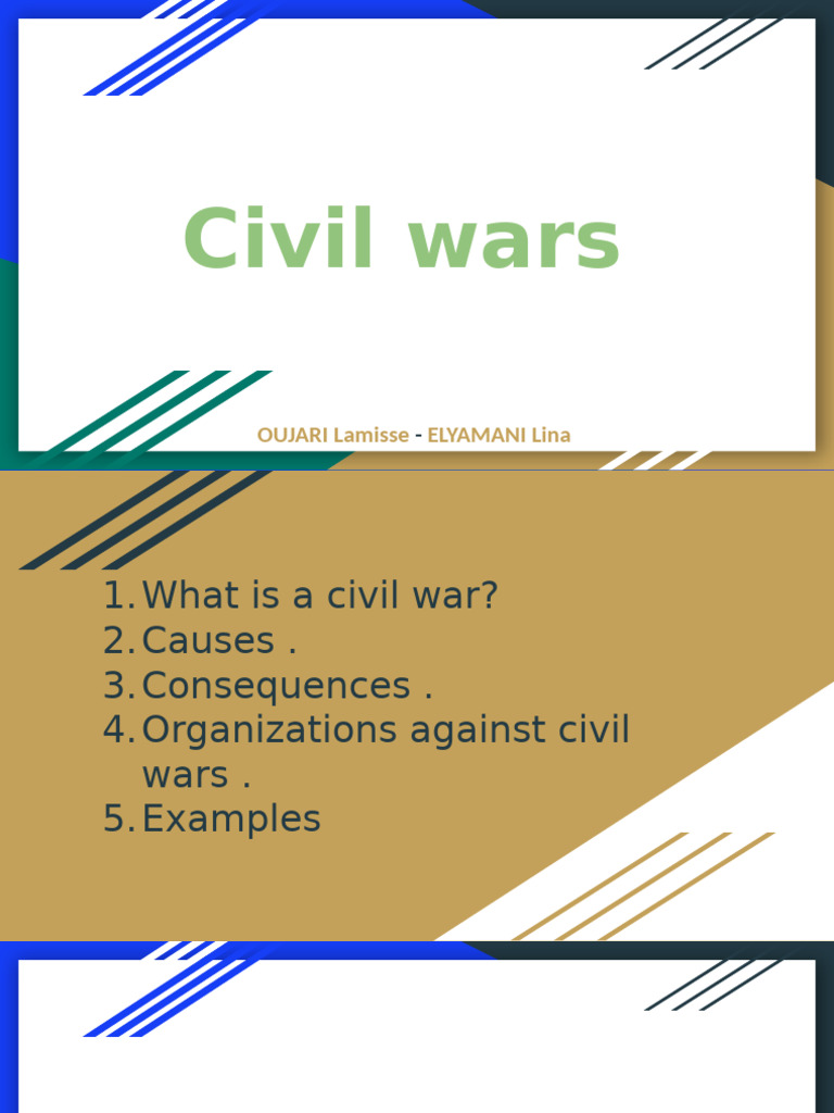 Understanding Civil Wars: Causes & Effects | PDF | Insurgency | Civil War