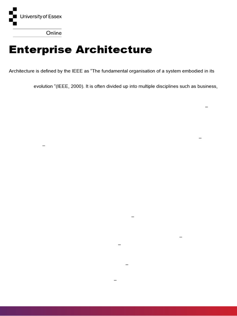 Enterprise Architecture - Transcript | PDF | Software Development Process | Web Application