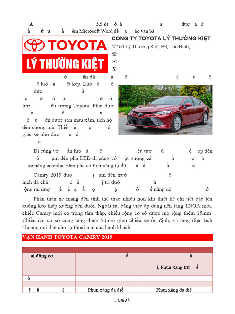 Bai Tap 1 - Word | PDF