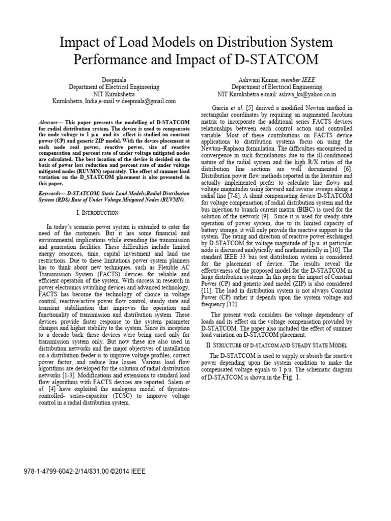 Impact_of_load_models_on_distribution_system_performance_and_impact_of_D-STATCOM | PDF ...