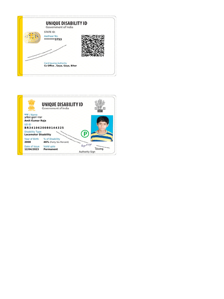 Aadhar Card Form Filling Guide | PDF