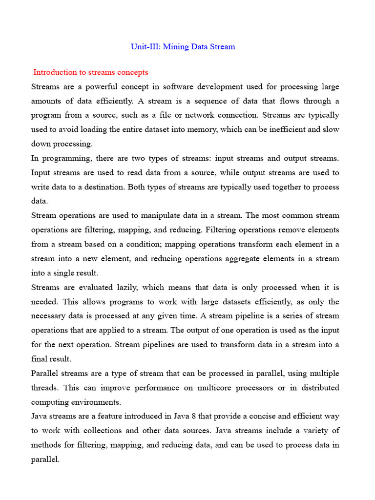 Unit 3 Data Analytics (1) | PDF | Sampling (Statistics) | Analytics