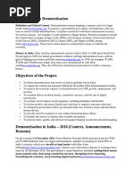 Demonetization Project Class12 Economics | PDF