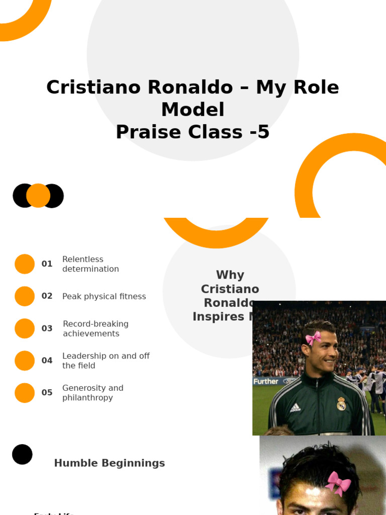 Cristiano Ronaldo - My Role Model | PDF