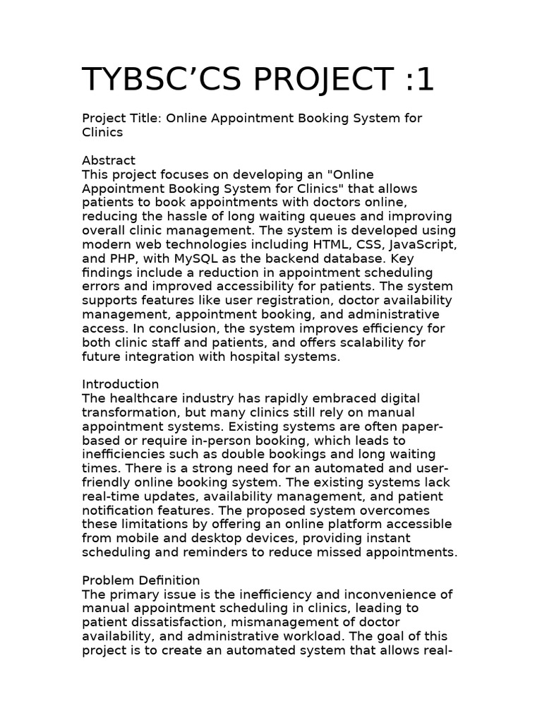 Vidhya's TYBSC'CS Project | PDF | My Sql | Php