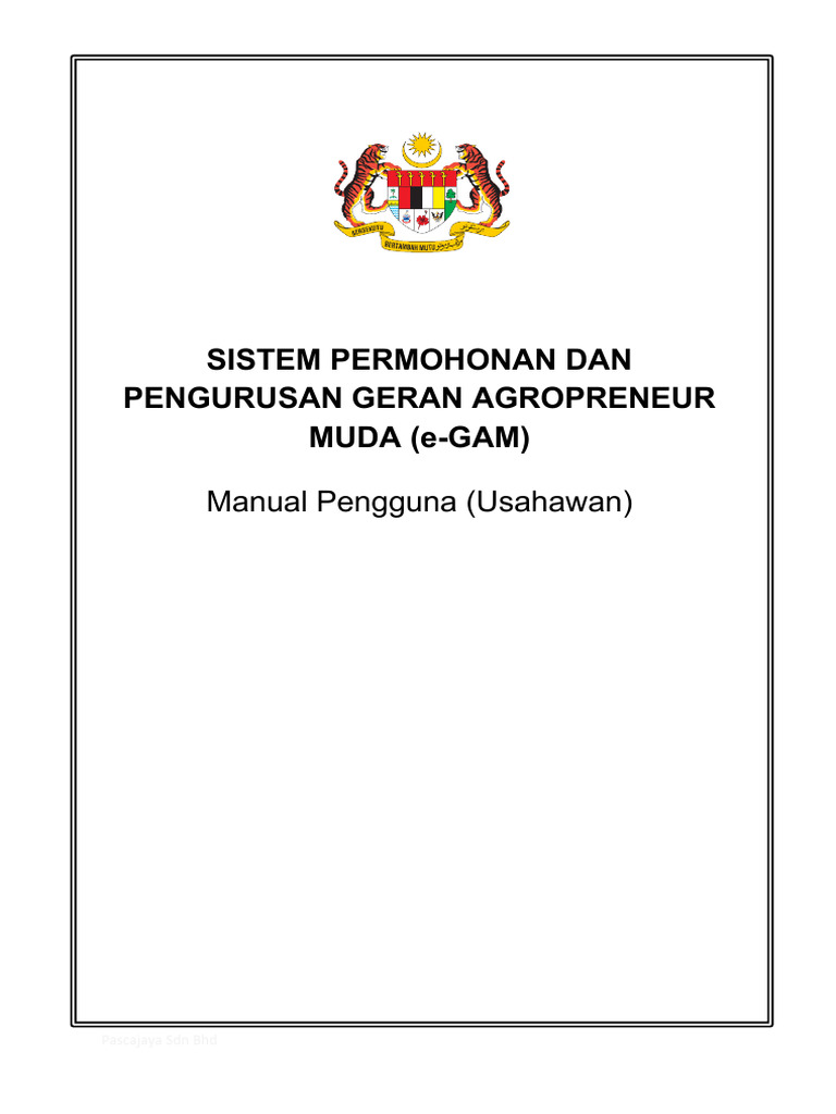 User Manual Usahawan 2023 | PDF
