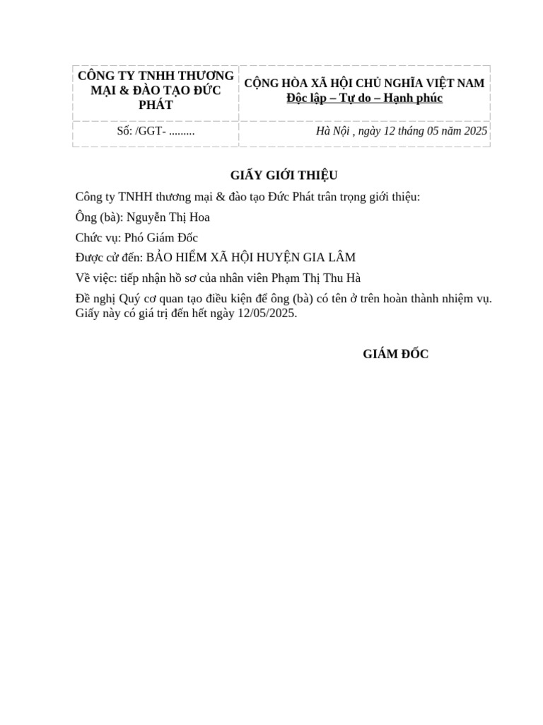 Giay-Gioi-Thieu 3011164505 0904143941 | PDF