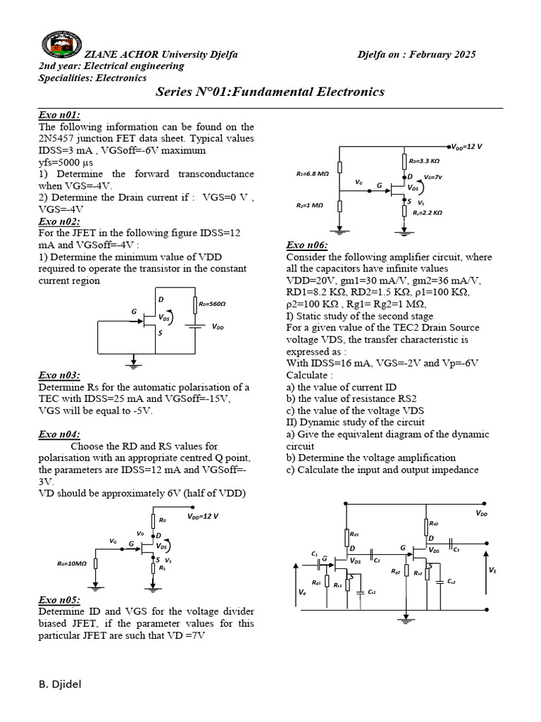 inbound8766912167412502978 | PDF | Amplifier | Field Effect Transistor