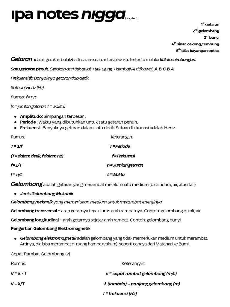 Ipa Notes | PDF