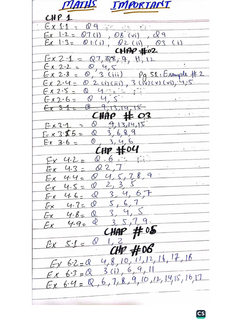 Xi Mathematics Update Important by Prof Jamshed Aziz | PDF