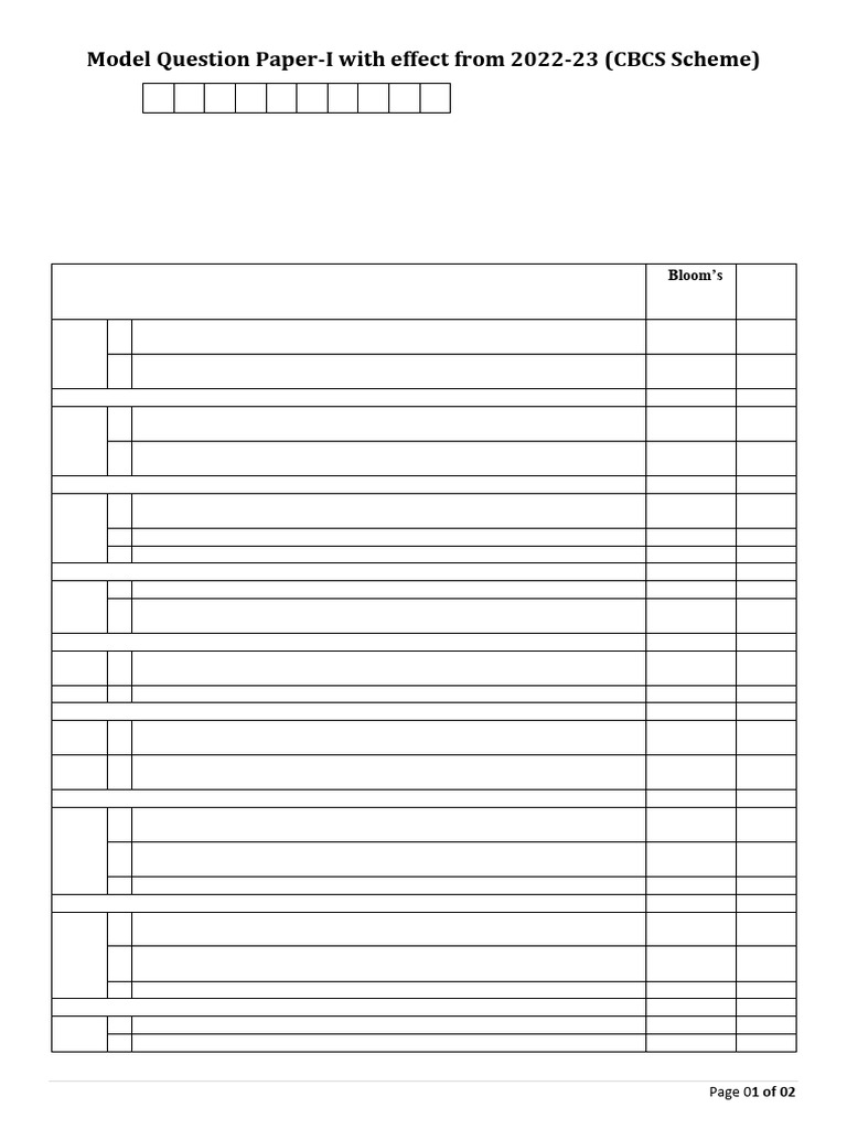 22ETC15H-Model Question Paper-I | PDF | Internet Of Things | Computer ...