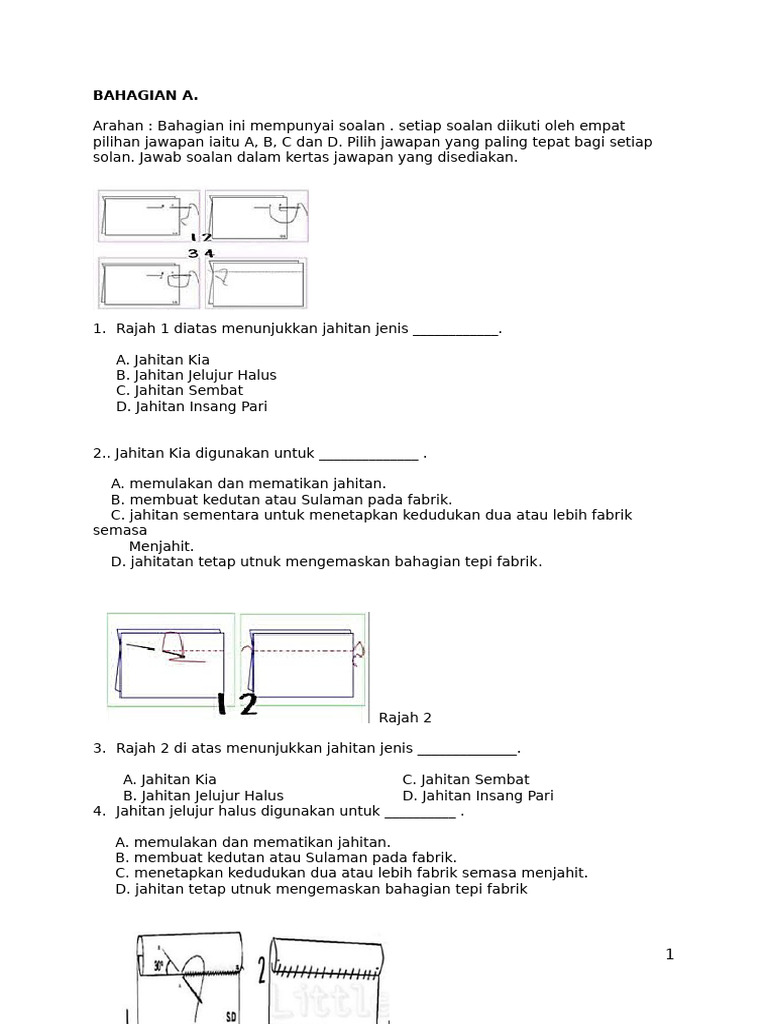 Soalan RBT Tahun 5 Upsa | PDF