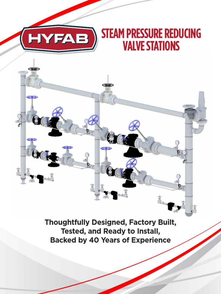Steam Pressure Reducing Valve Stations | PDF | Valve | Pipe (Fluid ...